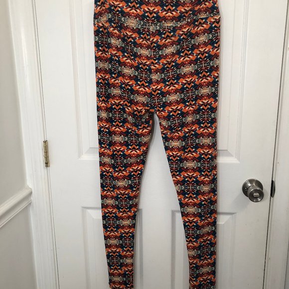LuLaRoe | Pants & Jumpsuits | Lularoe Fall Color Leggings Size Tc Tall ...